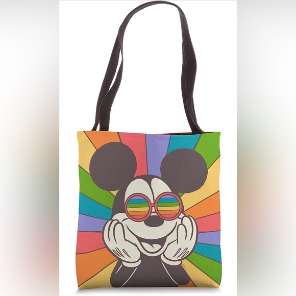Disney | Bags | New Disney Mickey Mouse Sun Burst Retro Tote Bag | Poshmark